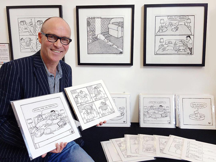 We’re ‘off the leash’ with cartoonist Rupert Fawcett
